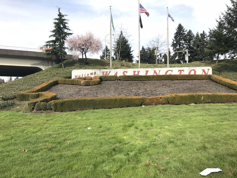 OREGON WASHINGTON STATE LINE - I205 S, Portland, Oregon - Landmarks ...