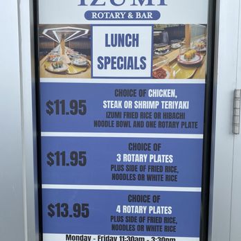 IZUMI ROTARY AND BAR - Updated December 2025 - 17 Photos & 23 Reviews ...