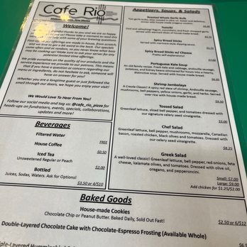 CAFE RIO - Updated September 2024 - 159 Photos & 429 Reviews - 2547 ...