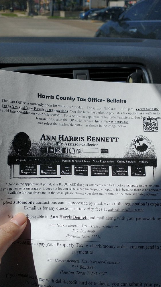 HARRIS COUNTY TAX OFFICE - BELLAIRE BRANCH - 16 Photos & 51 Reviews ...