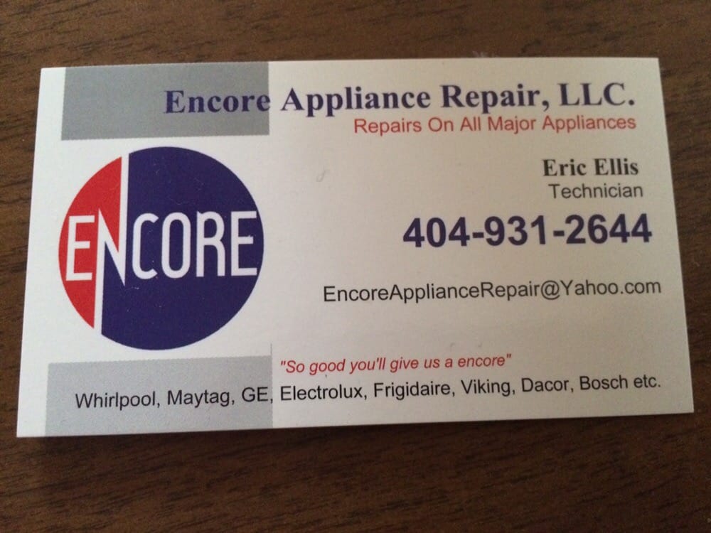 ENCORE APPLIANCE REPAIR - Updated April 2025 - 854 Mell Ct, Smyrna ...
