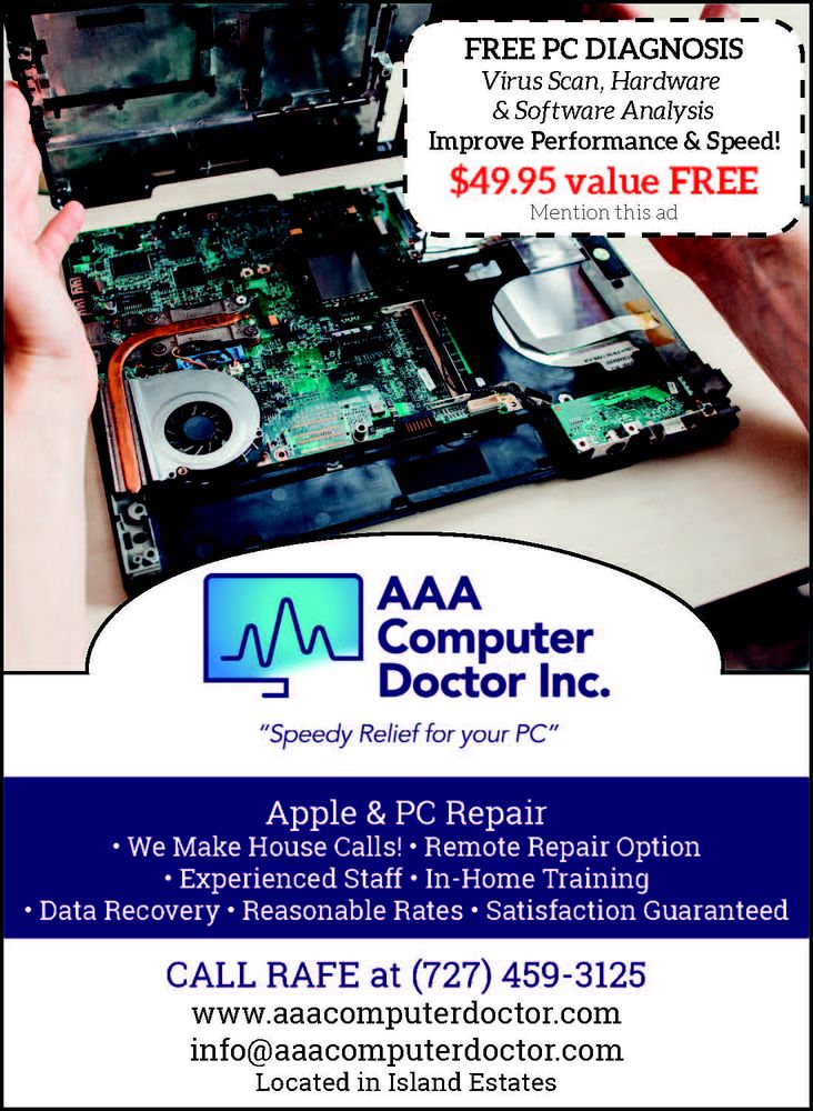 AAA COMPUTER DOCTOR - 137 Midway Island, Clearwater, Florida - IT ...