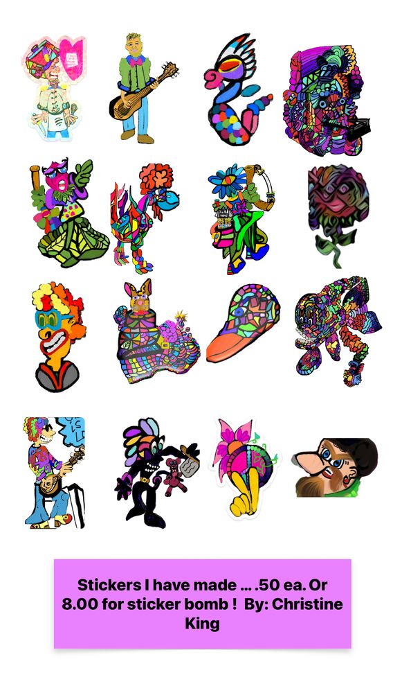 CHRISTY’S CUSTOM MADE STICKERS - Updated May 2025 - Request ...