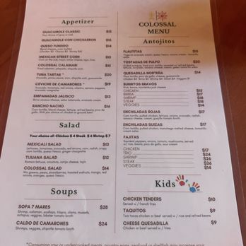 COLOSSAL RESTAURANT - Updated October 2025 - 102 Photos & 31 Reviews ...