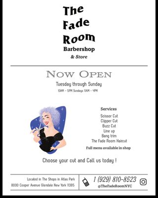 THE FADE ROOM - 8028 Cooper Ave, Glendale, New York - Barbers - Phone ...