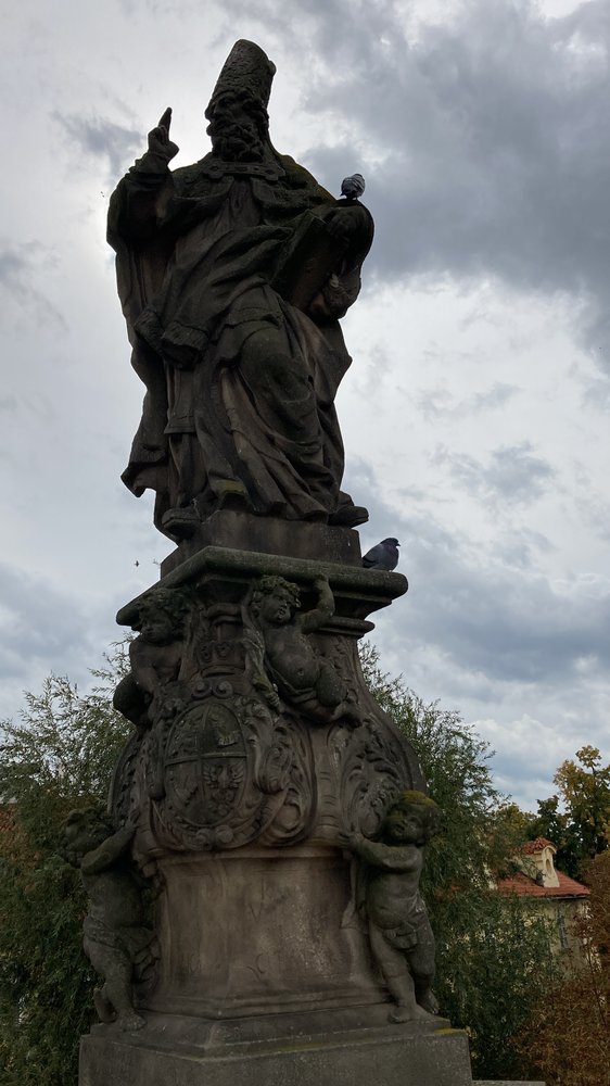 STATUE ST. VOJTECH - SOCHA SV. VOJTĚCHA - Karlův most, Praha 1, Czech ...