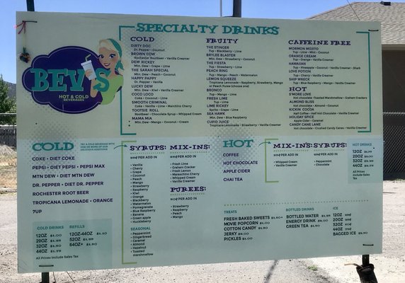 BEV’S HOT AND COLD BEVERAGES - Updated September 2025 - 673 S Main St ...