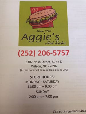 AGGIE’S HOT SUBS - Updated January 2026 - 12 Photos & 33 Reviews - 2302 ...