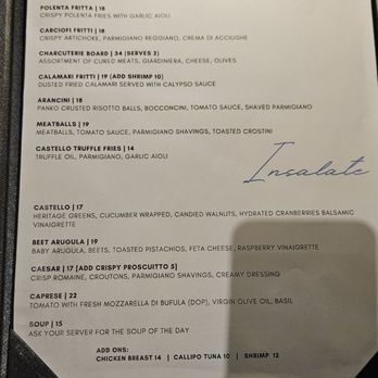 CASTELLO RISTORANTE - Updated December 2025 - 38 Photos & 45 Reviews ...