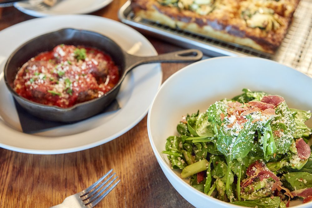 Impossible Meatballs + Spinach and Asparagus Salad - Yelp