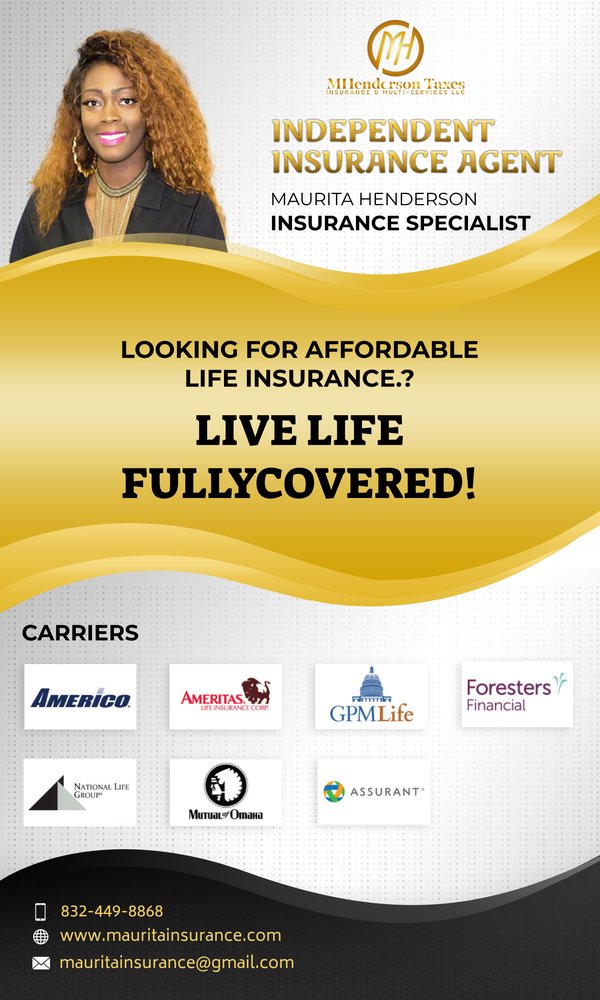 MAURITA INSURANCE - Request Consultation - Financial Advising - Houston ...