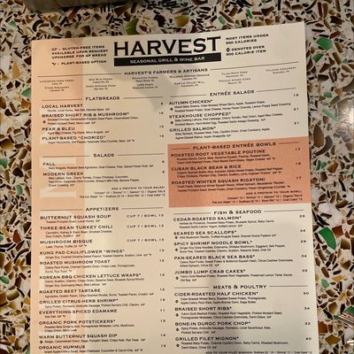 HARVEST SEASONAL GRILL - MONTAGE - Updated January 2026 - 282 Photos ...