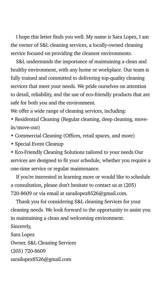 S&L CLEANING AND SERVICE - Updated April 2025 - Hoover, Alabama - Home Cleaning - Phone Number ...