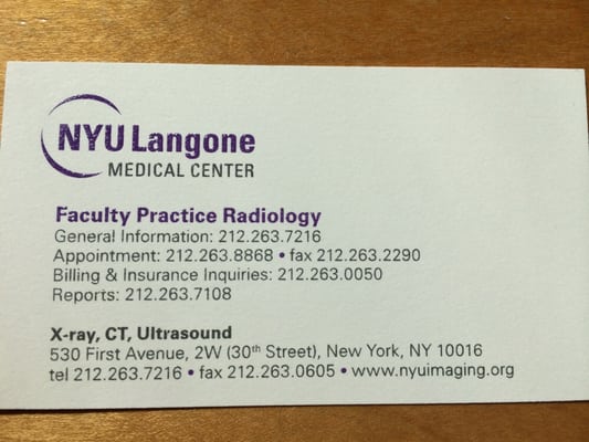 NYU IMAGING/ RADIOLOGY - Updated September 2025 - 32 Reviews - 530 1st ...