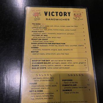 VICTORY SANDWICH BAR - Updated November 2024 - 556 Photos & 521 Reviews ...