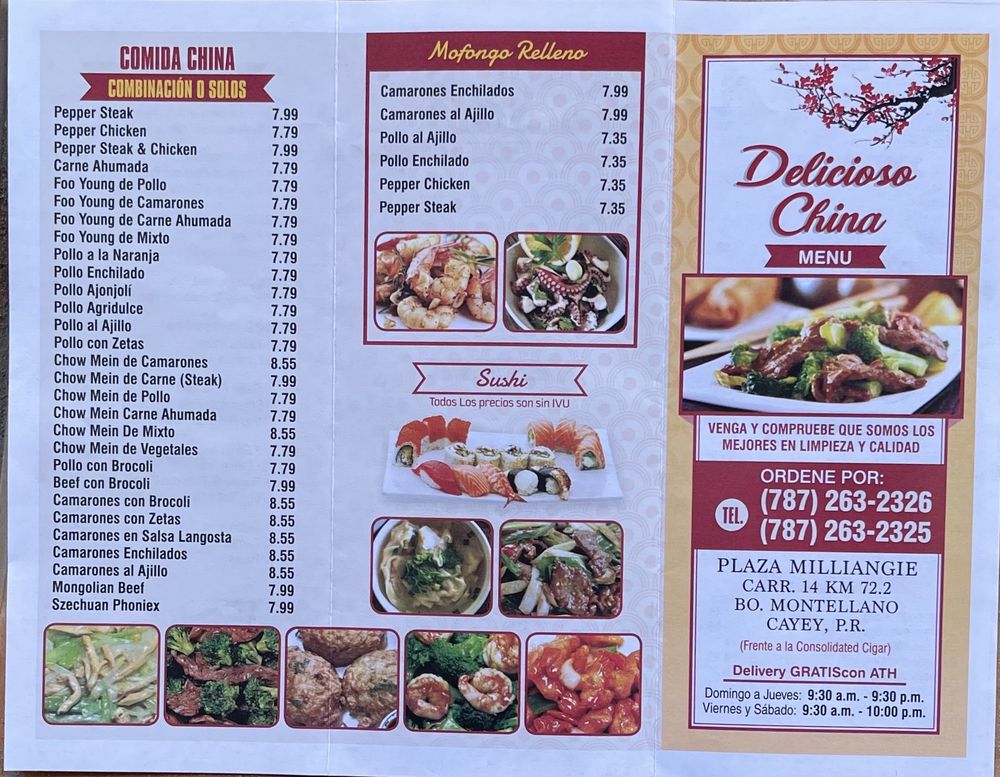 DELICIOSO CHINA - Updated October 2025 - Carr. PR-14 S/N, Cayey, Puerto ...