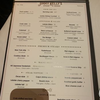 JIMMY KELLY’S STEAKHOUSE - 191 Photos & 418 Reviews - 217 Louise Ave ...