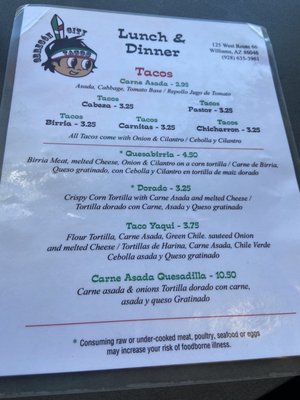 OBREGON CITY TACOS - 27 Photos & 20 Reviews - 125 W Rte 66, Williams ...