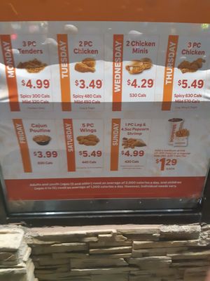 Popeyes deal of the day store