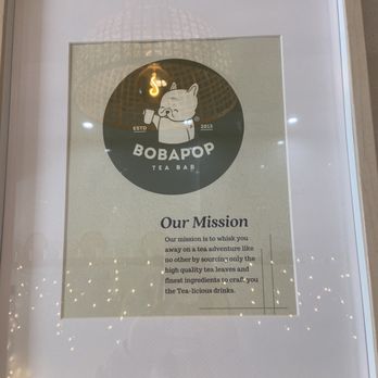 BOBAPOP TEA BAR - Updated October 2024 - 309 Photos & 102 Reviews ...