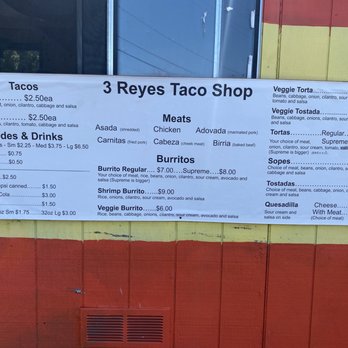 TRES REYES TACO SHOP - Updated August 2025 - 36 Photos & 55 Reviews ...