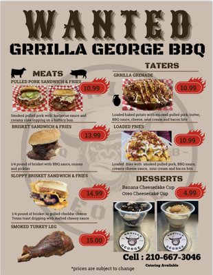 GRRILLA GEORGE BBQ - Updated May 2024 - 13514 US-181 N, San Antonio ...