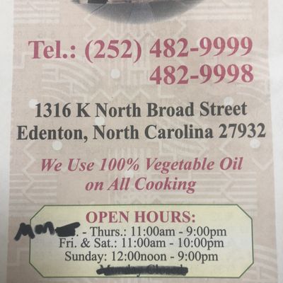 SHUN XING RESTAURANT - 21 Photos - 1316 N Broad St, Edenton, NC - Yelp