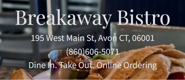 BREAKAWAY BISTRO - Updated May 2024 - 195 W Main St, Avon, Connecticut ...