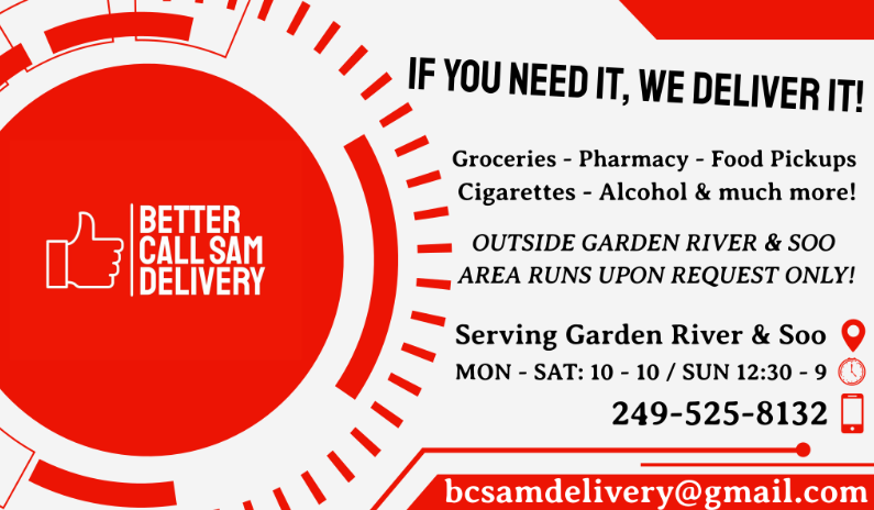 BETTER CALL SAM DELIVERY - Updated October 2024 - Sault Ste. Marie ...