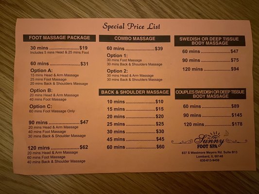 SUNNY FOOT SPA - 15 Photos & 78 Reviews - 837 S Westmore-Meyers Rd ...