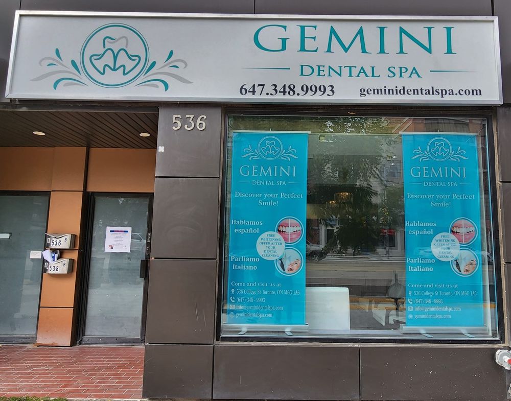 GEMINI DENTAL SPA - Updated August 2024 - 536 College Street, Toronto, Ontario - Dental ...