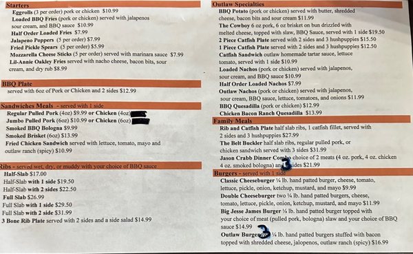 OUTLAW BAR-B-QUE - Updated January 2026 - 29 Photos & 44 Reviews - 24 ...