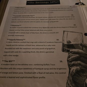 THE EXCHANGE 1874 - Updated December 2025 - 312 Photos & 157 Reviews ...