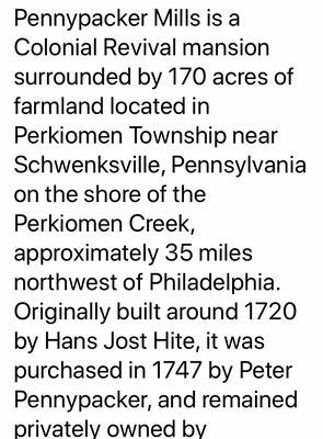 PENNYPACKER MILLS - Updated April 2025 - 5 Haldeman Rd, Schwenksville ...