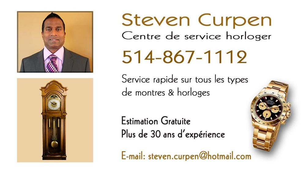 STEVEN CURPEN WATCH & CLOCK SERVICE CENTER - Updated December 2025 ...