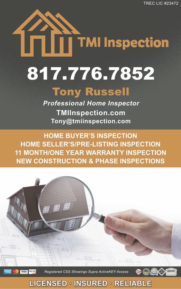 TMI INSPECTION - 901 Western Hills Trl, Granbury, TX - Yelp