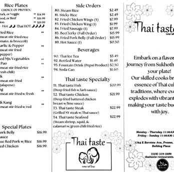 THAI TASTE - Updated January 2025 - 221 Photos & 76 Reviews - 1764 E ...