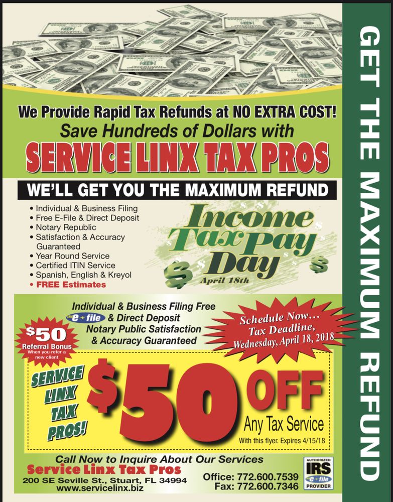 SERVICE LINX - Updated July 2025 - 3961 SW Port St Lucie Blvd, Port St ...