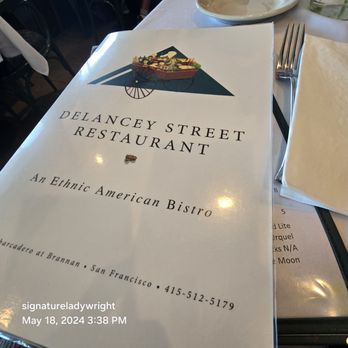 DELANCEY STREET RESTAURANT San Francisco, CA - Updated November 2024 ...