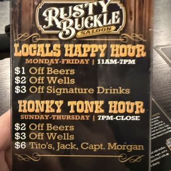 RUSTY BUCKLE SALOON - Updated October 2025 - 107 Photos & 125 Reviews ...