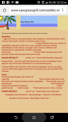 SAWGRASS GRILL - Updated October 2025 - 16 Photos & 15 Reviews - 11865 ...