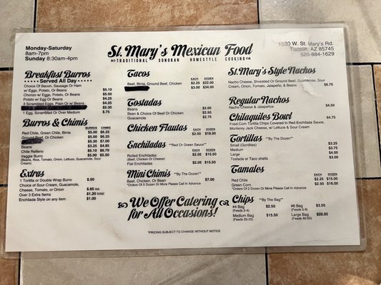 ST MARY’S MEXICAN FOOD - 118 Photos & 265 Reviews - 1030 W St Marys Rd ...