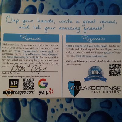 CLEARDEFENSE PEST CONTROL - Updated December 2025 - 38 Photos & 10 ...