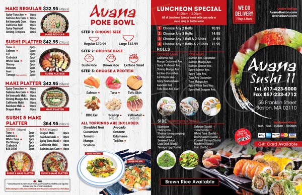 AVANA SUSHI 2 - Updated January 2026 - 202 Photos & 151 Reviews - 58 ...