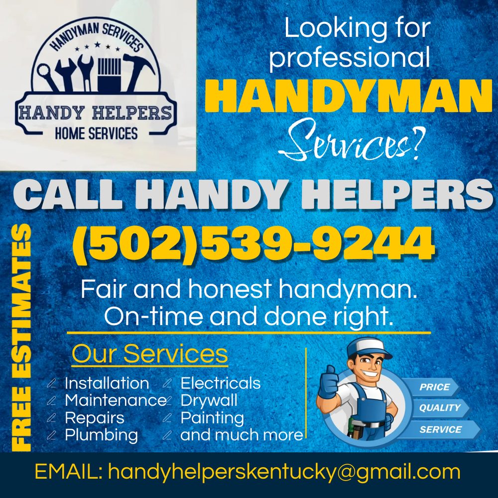 HANDY HELPERS - Updated July 2024 - Request a Quote - Louisville, Kentucky - Handyman - Phone ...
