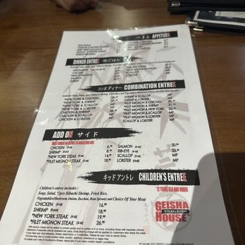 GEISHA HOUSE STEAK & SUSHI - Updated September 2024 - 753 Photos & 847 ...