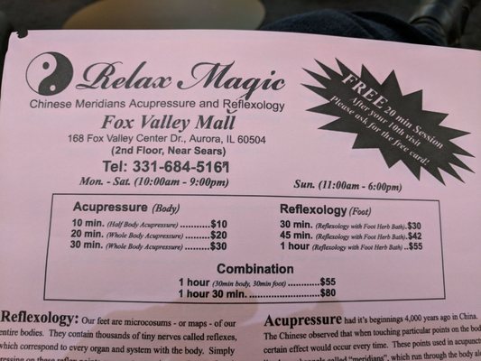 RELAX MAGIC - Updated September 2025 - 16 Reviews - 195 Fox Valley Ctr ...