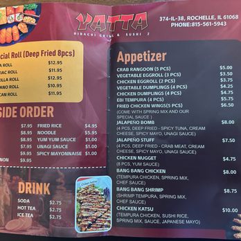 YATTA HIBACHI GRILL & SUSHI 2 - Updated October 2025 - 374 IL-38 ...