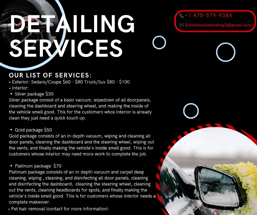 EXOTIC TOUCH DETAILING - Updated January 2025 - Smyrna, Georgia - Auto ...