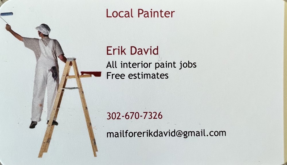 ERIK DAVID LOCAL PAINTER - Request a Quote - Milton, DE - Yelp
